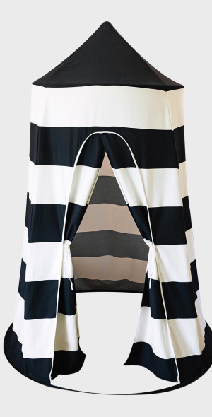 Wonder & Wise - Kid's Black and White Stripe Pop-Up Playhome