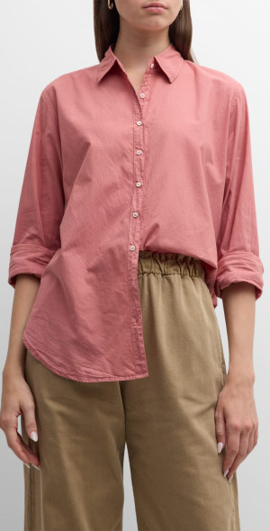Xirena - Beau Button-Down Long-Sleeve Cotton Shirt