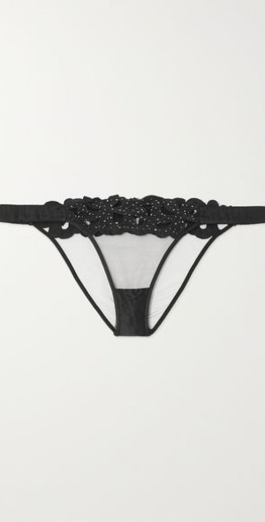AGENT PROVOCATEUR - Angelinna crystal-embellished guipure lace and ...