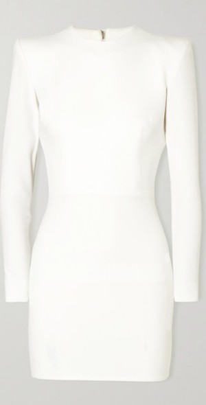 ALEX PERRY - Kira stretch-cady mini dress