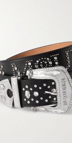 ALEXANDER MCQUEEN - Arrow embellished leather belt