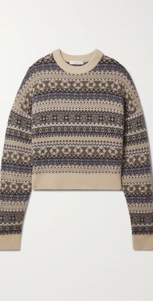 CO - Fair Isle cashmere sweater