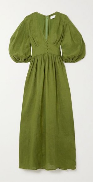 FAITHFULL THE BRAND - + NET SUSTAIN Clemente linen maxi dress