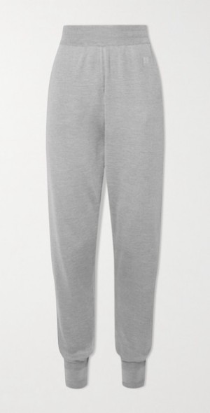 GIVENCHY - Embroidered silk track pants