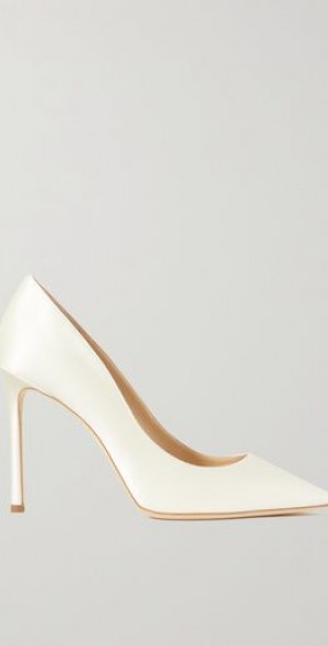 JIMMY CHOO - Romy 100 satin pumps