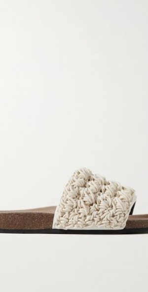 JW ANDERSON - Crocheted cotton slides