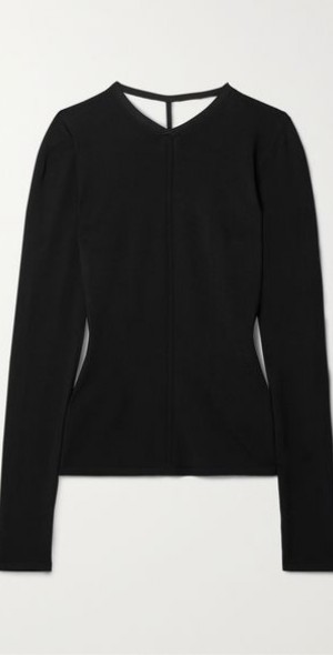 KHAITE - Iskra open-back stretch-knit top