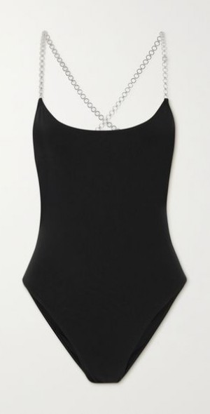 LIDO - + NET SUSTAIN Uno chain-embellished swimsuit