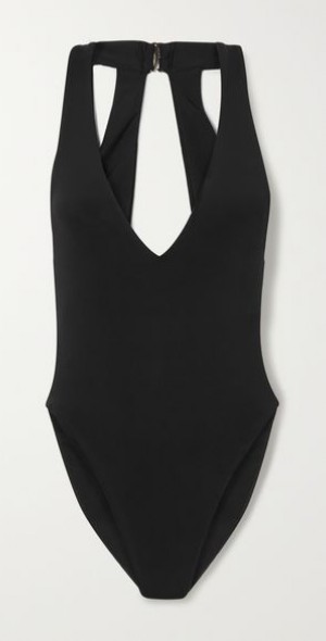 LOUISA BALLOU - High Sea open-back swimsuit