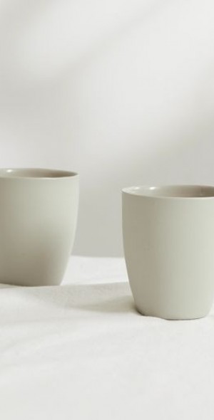 MUD AUSTRALIA - Set of two porcelain latte cups