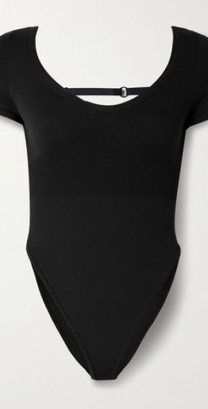 NIKE - Open-back stretch-knit bodysuit