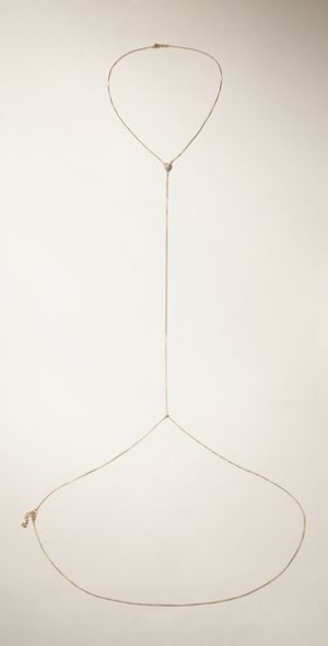 OFIRA - 18-karat gold diamond body chain