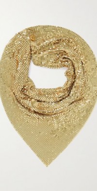 PACO RABANNE - Pixel Flow chainmail earrings