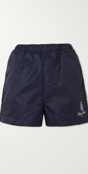 SPORTY & RICH - Vendome printed shell shorts