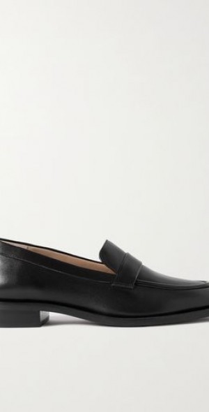 STUART WEITZMAN - Palmer Sleek leather loafers