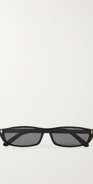 TOM FORD EYEWEAR - Alejandro rectangular-frame acetate sunglasses