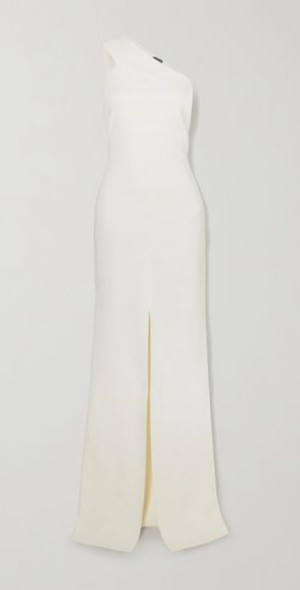 TOM FORD - One-shoulder stretch-cady gown