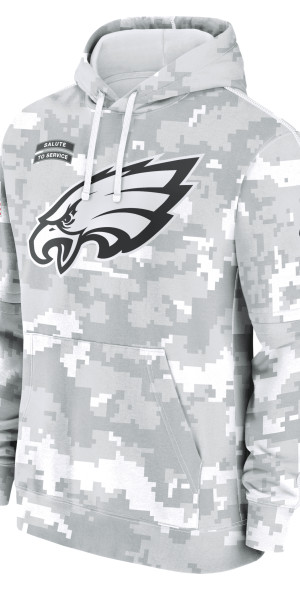 Nike - Philadelphia Eagles Salute to Service Primary Edge Club Men's NFL Pullover Hoodie in ...