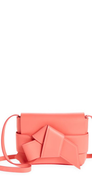 Acne Studios - Musubi Leather Crossbody Wallet in Electric Pink