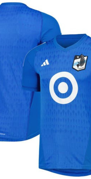 adidas - Men's Blue Minnesota United FC 2023 Replica Goalkeeper Jersey