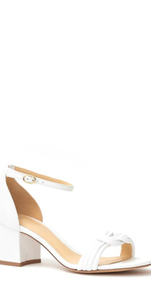 Alexandre Birman - Vicky Block Heel Sandal in White