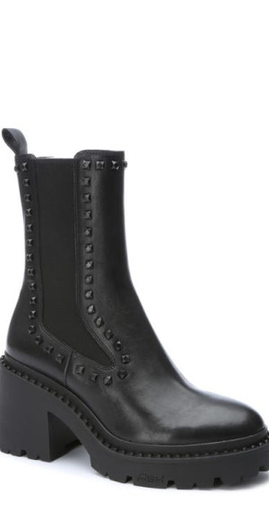 Ash - Nico Platform Chelsea Boot in Black at Nordstrom