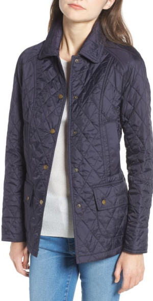 Barbour - Beadnell Summer Quilted Jacket in Navy at Nordstrom