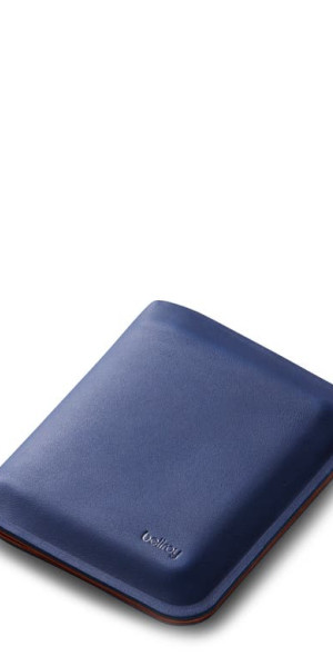 Bellroy - Apex Note Sleeve RFID Leather Bifold Wallet in Indigo at ...