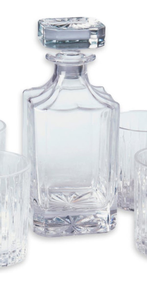 Bey-Berk - Elysian 6-Piece Bar Set in Clear at Nordstrom