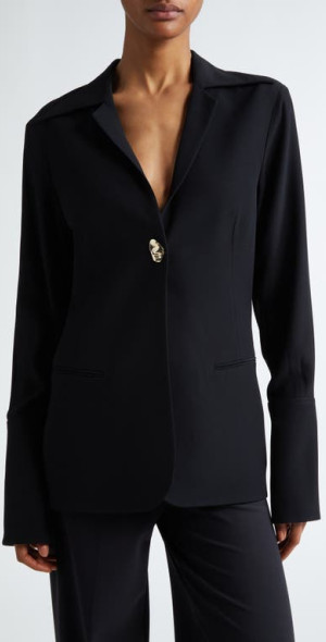 BITE Studios - Komorebi Crepe Blazer in Black