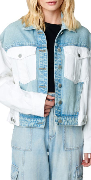 BLANKNYC - Two-Tone Denim Jacket in No Limit