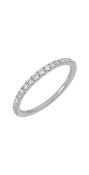 Bony Levy - Audrey Stackable Diamond Ring in 18K White Gold at Nordstrom