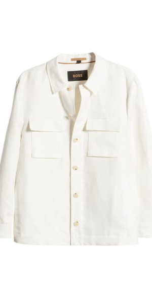 BOSS - Corvin Chore Jacket in Open White