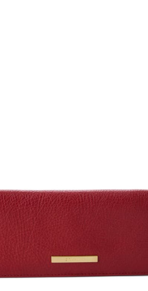 Brahmin - Ady Leather Continental Wallet in Radiant Red