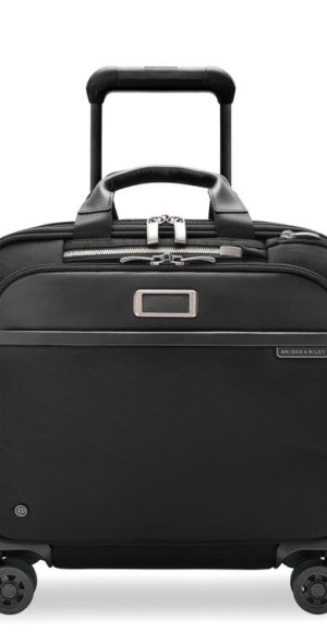Briggs & Riley - Work Medium Expandable Wheeled Briefcase in Black at ...