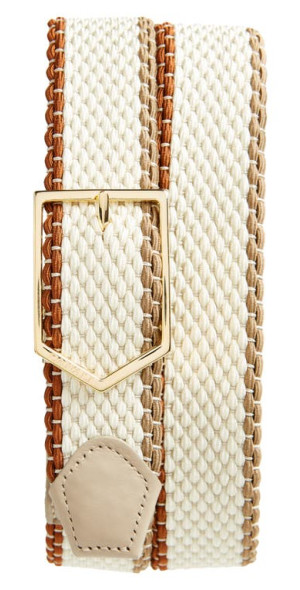 Canali - Woven Multicolor Belt in Beige at Nordstrom