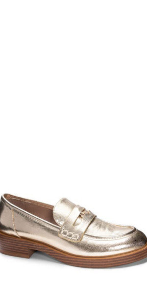 Chinese Laundry - Porter Platform Penny Loafer in Gold