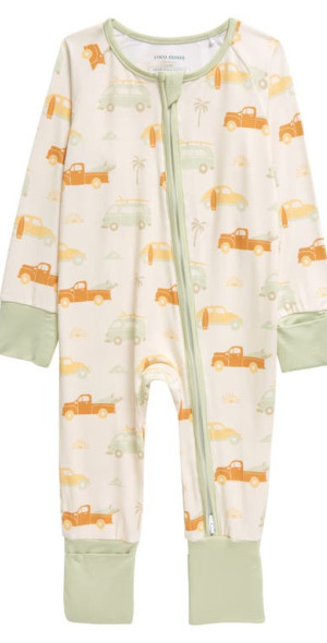 Coco Moon - Beach Bound Convertible Romper in Ivory Multi