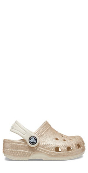CROCS - Little Glitter Clog in Champagne at Nordstrom