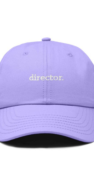 Dalix - Director Embroidered Low Crown Cap in Lavender at Nordstrom