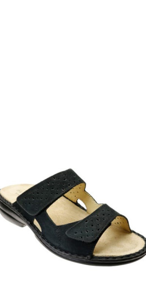 David Tate - Gelato Slide Sandal in Black