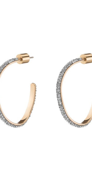 DEMARSON - Mini Pavé Calypso Hoop Earrings in Gold at Nordstrom