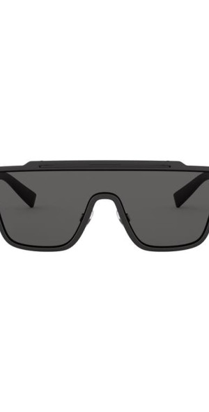 Dolce & Gabbana - 35mm Shield Sunglasses in Matte Black