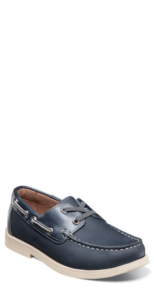 Florsheim - Kids' Croquet Boat Shoe in Navy at Nordstrom