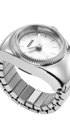 Fossil - Ring Watch, 15mm in Silver