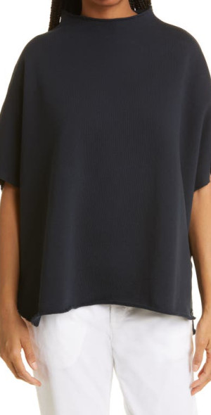 Frank & Eileen - Audrey Funnel Neck Capelet in British Royal Navy at ...