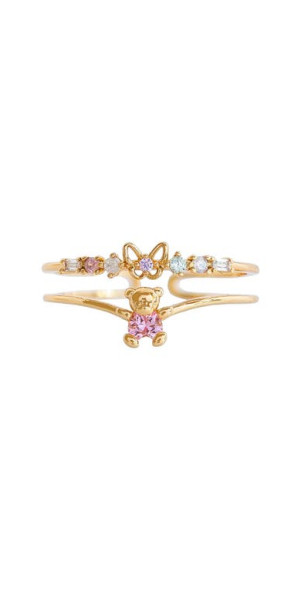 Girls Crew - Beary Fly Ring in Gold at Nordstrom