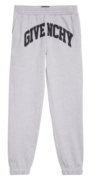 Givenchy - College Logo Slim Fit Joggers in Light Grey Melange at Nordstrom