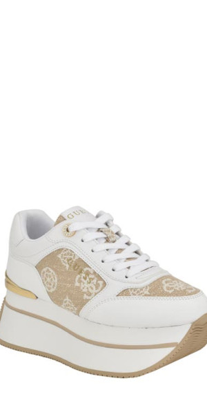 GUESS - Camrio 2 Platform Sneaker in White at Nordstrom
