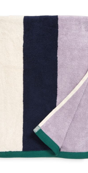 HAY - Trio Colorblock Bath Towel in Lavender at Nordstrom